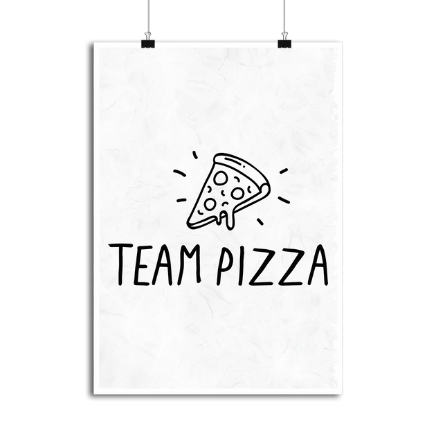 Cadeau Affiche team pizza – otshirt.fr